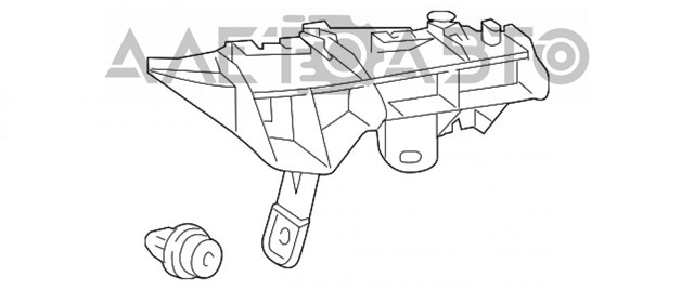 5256353030 Toyota soporte de parachoques trasero derecho comprar barato