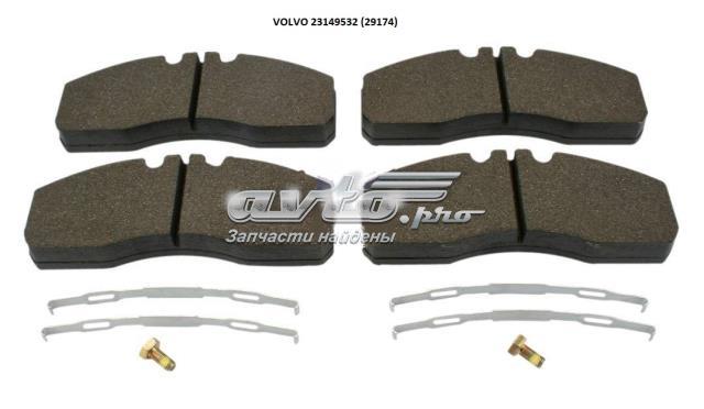 21496550 Volvo pastillas de frenos delanteras