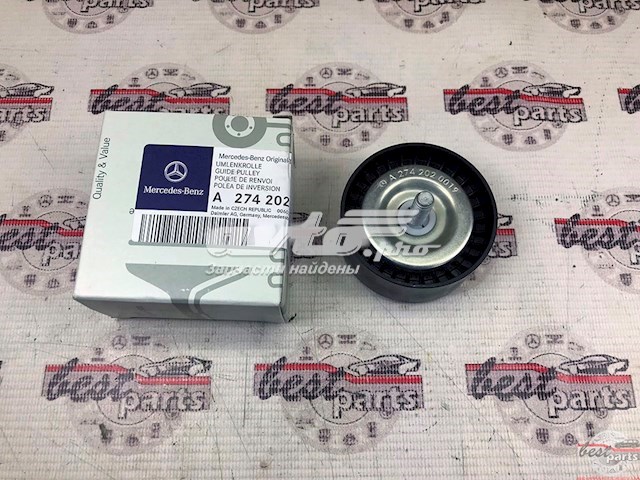 A2742020019 Mercedes polea inversión / guía, correa poli v