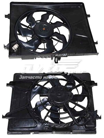 253802H050 Hyundai/Kia difusor de radiador, ventilador de refrigeración ...