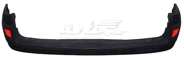 850108163R Renault (RVI) parachoques trasero