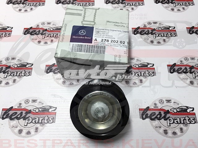 A2782020219 Mercedes polea inversión / guía, correa poli v