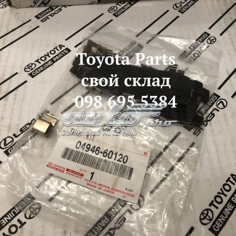 0494660120 Toyota lamina antiruido pastilla de freno trasera