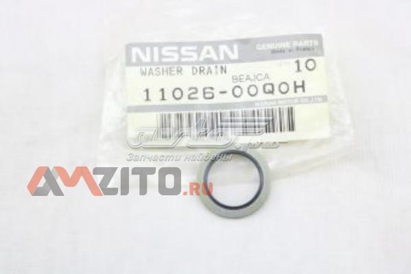 1102600Q0H Nissan junta, tapón roscado, colector de aceite
