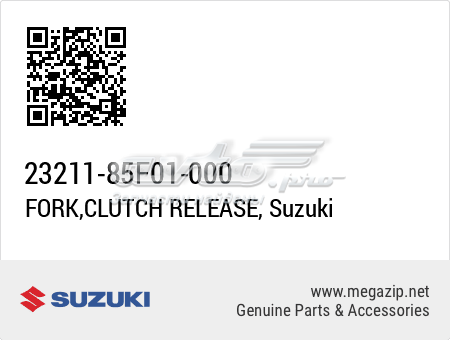 23211-85F01-000 Suzuki horquilla de desembrague, embrague