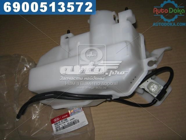 9861007100 Hyundai/Kia depósito del agua de lavado, lavado de parabrisas