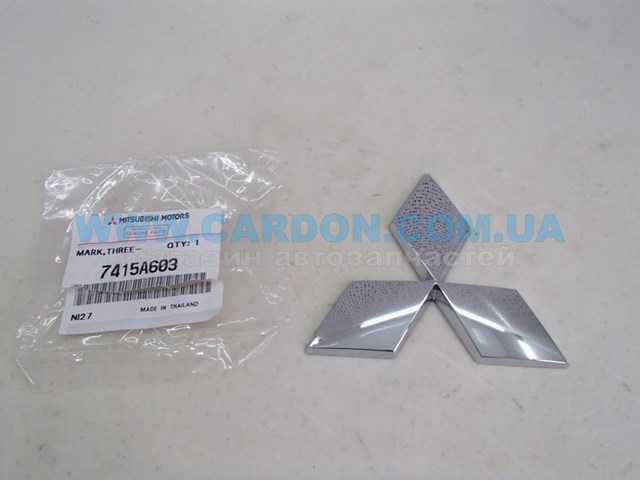 7415A603 MITSUBISHI Emblema de la parrilla del radiador